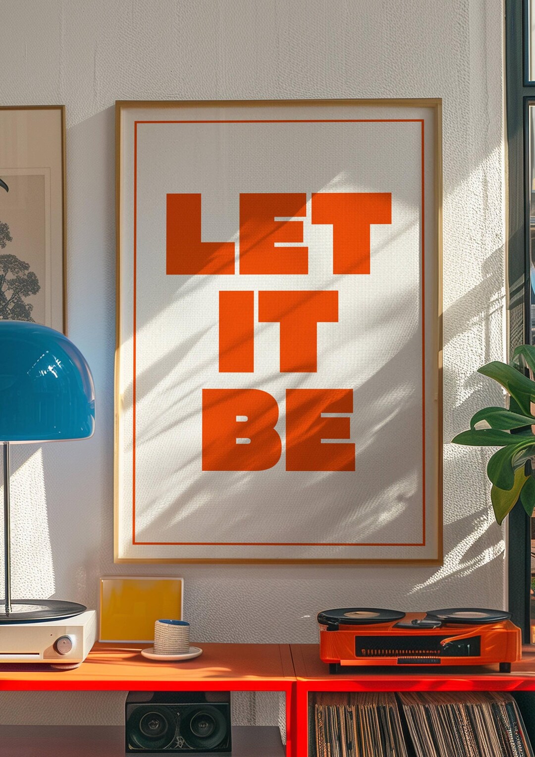 Let It Be Print: Modern Bold Typography (instant Download) - Etsy
