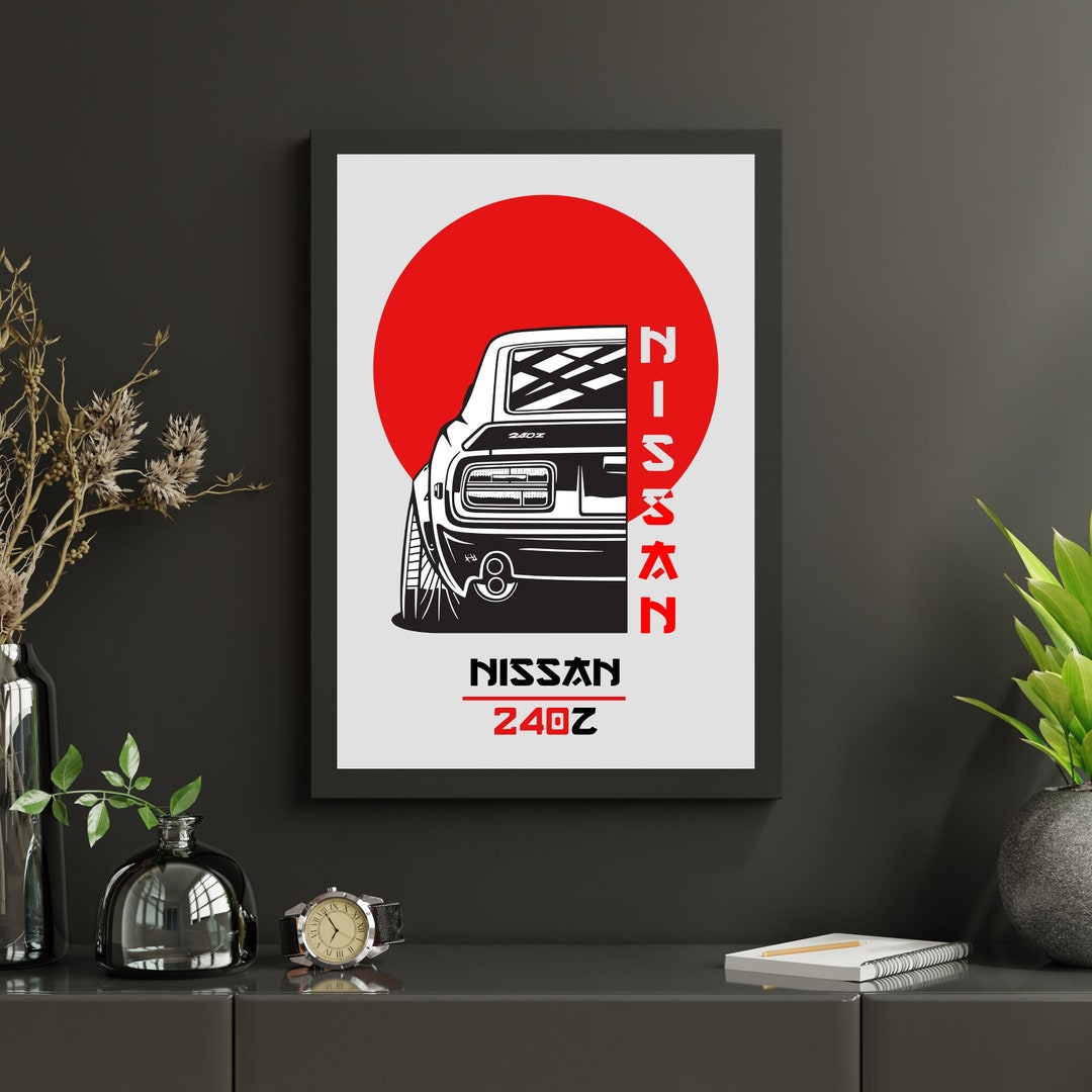 Nissan 240Z Art Print: 80s Japan Car Poster (digital Download) - Etsy
