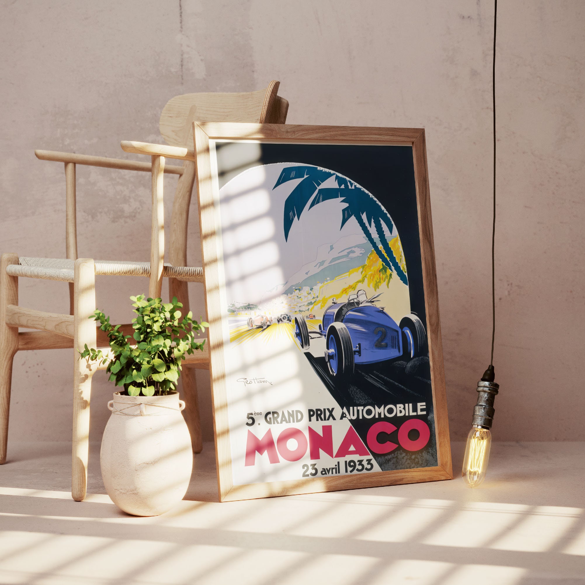 Vintage Car Racing Poster Set of 6, Retro Style Original Print From the ...