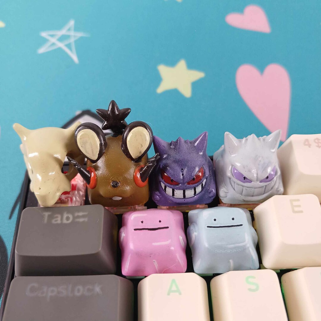 Pokemon (1) 3D Printed Resin Keyboard Caps (keycaps) - Etsy