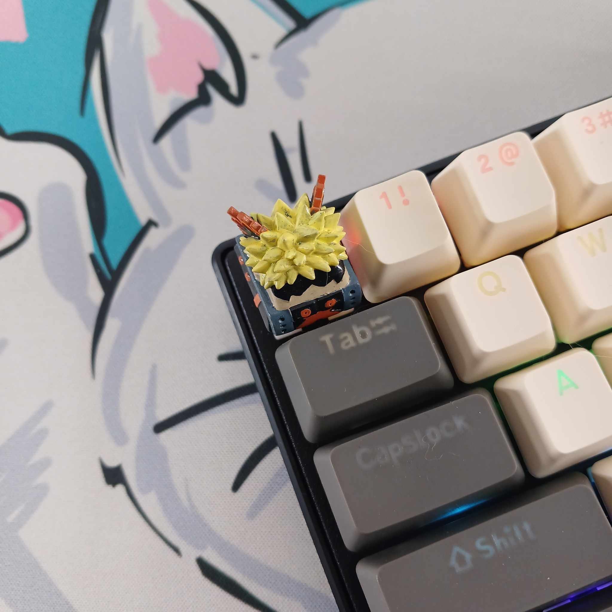 My Hero Academy 3D Printed Resin Keyboard Caps (keycaps) - Etsy