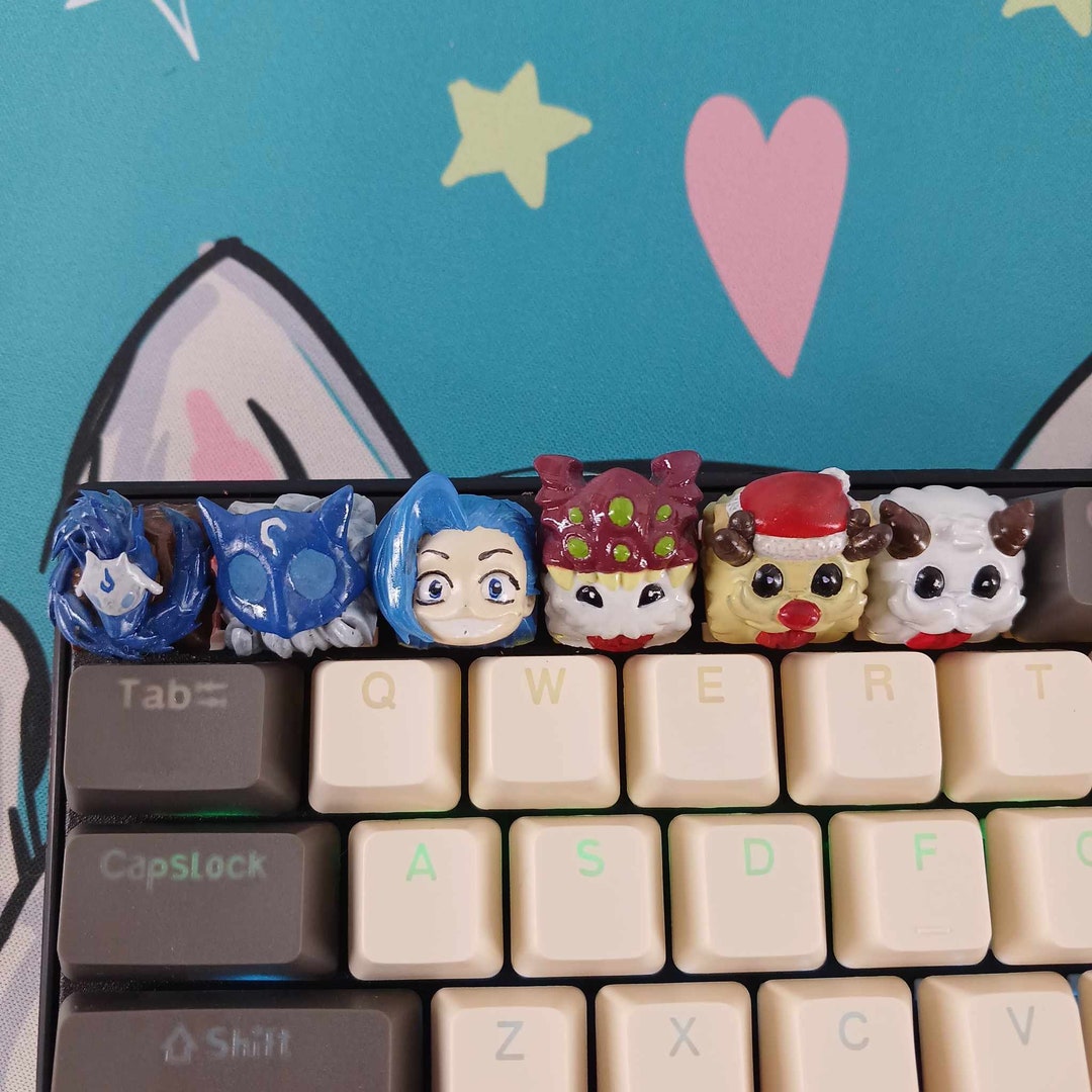League of Legends 3D Printed Resin Keyboard Caps (keycaps) - Etsy
