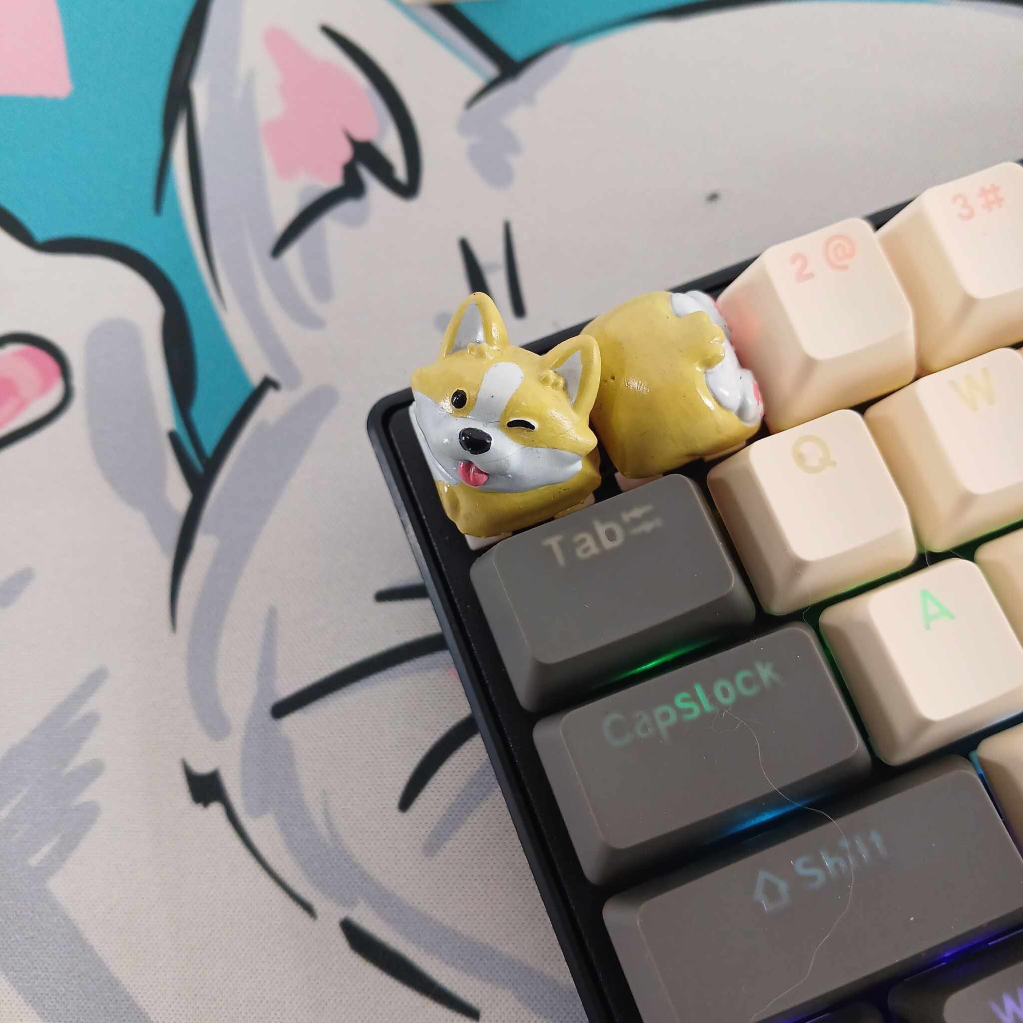 Cute Animals 3D Printed Resin Keyboard Caps (keycaps) - Etsy