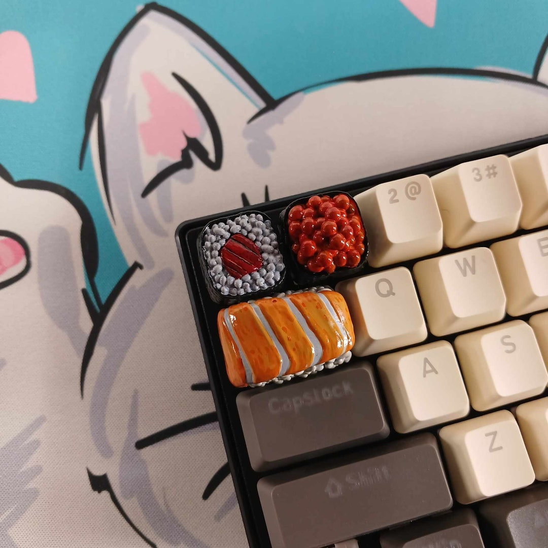 Sushi 3D Printed Resin Keyboard Caps (keycaps) - Etsy