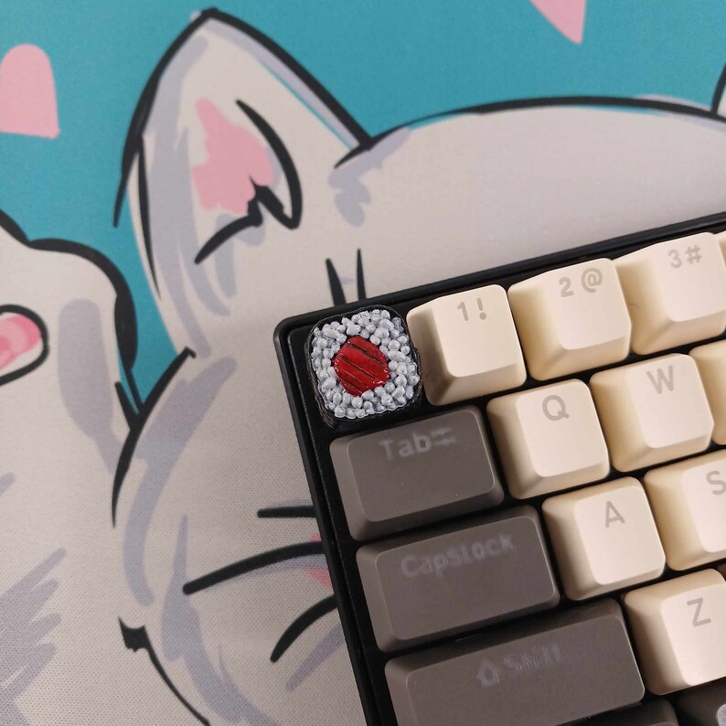 Sushi 3D Printed Resin Keyboard Caps (keycaps) - Etsy