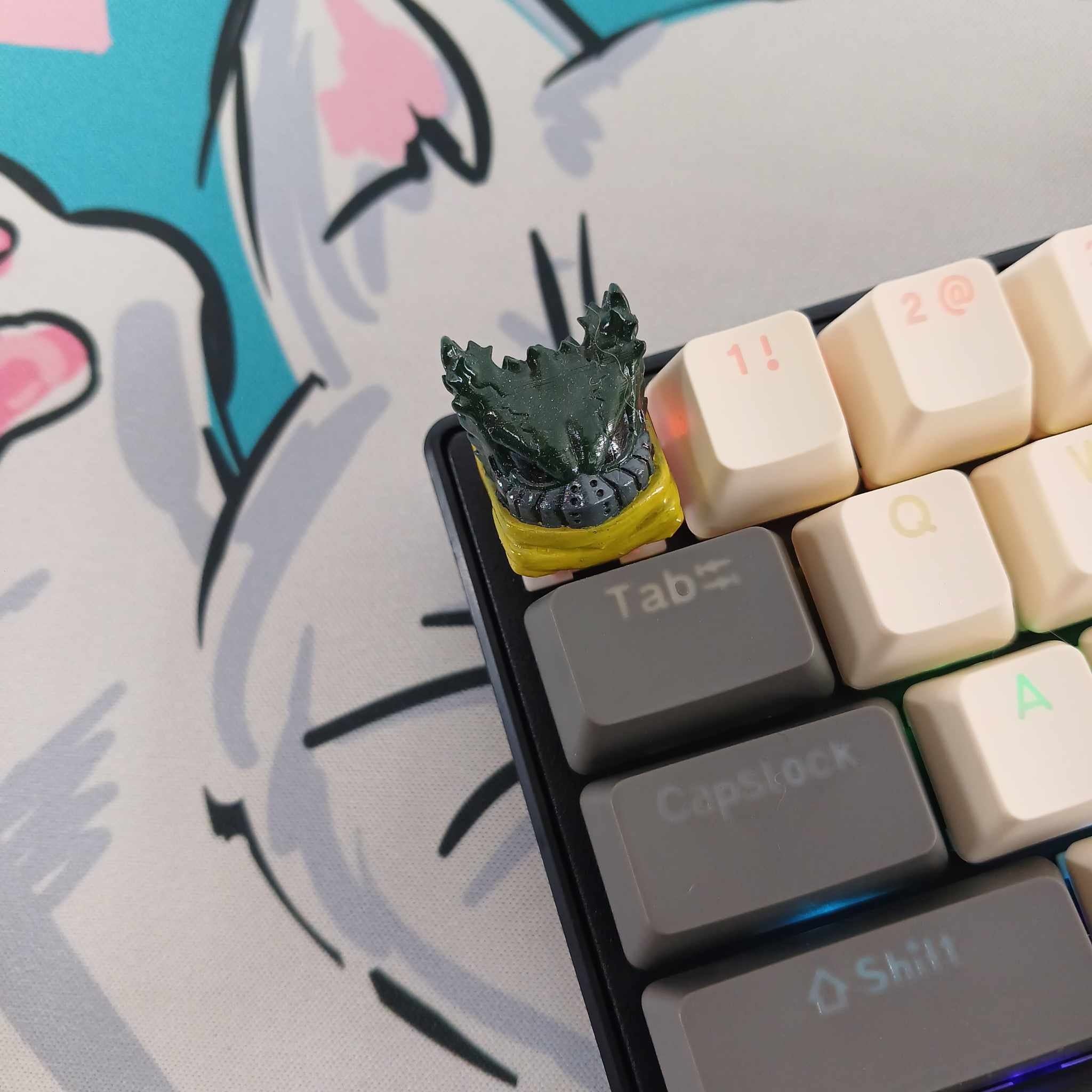 My Hero Academy 3D Printed Resin Keyboard Caps (keycaps) - Etsy