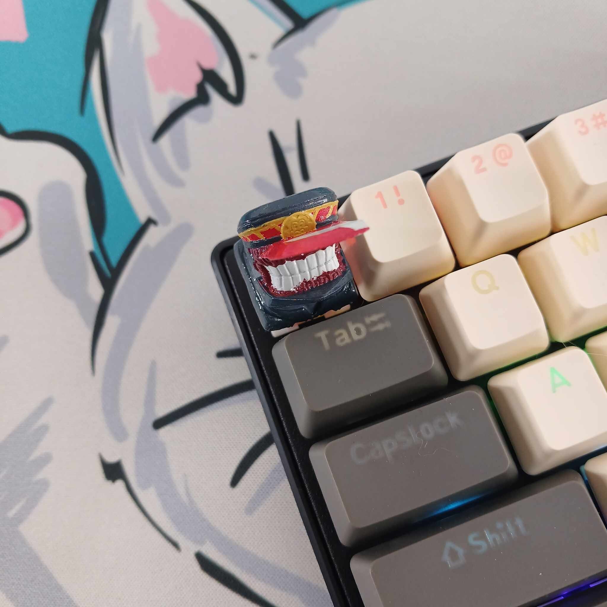 Chainsaw Man 3D Printed Resin Keyboard Caps (keycaps) - Etsy