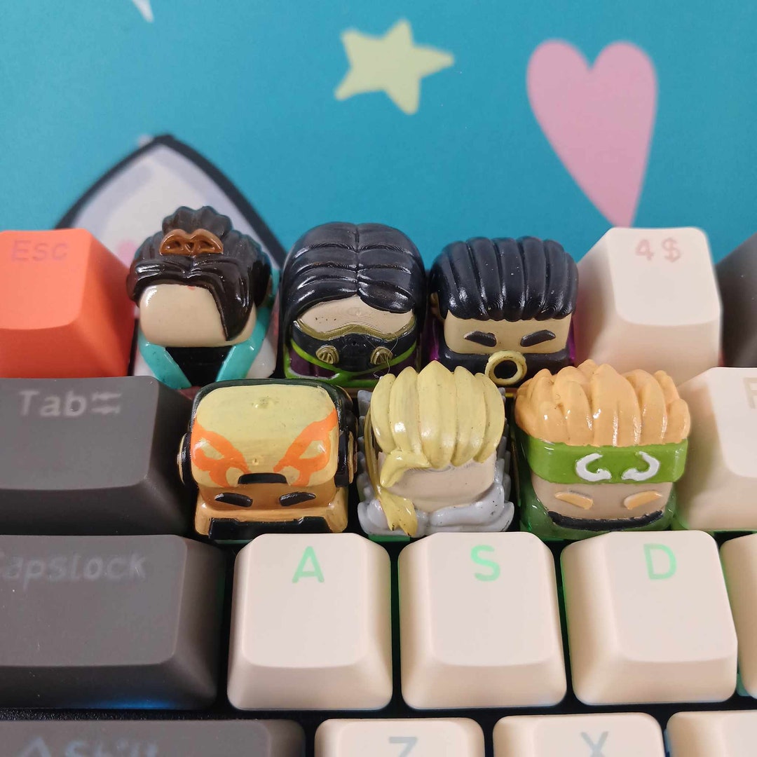 Valorant Agent 2 3D Printed Resin Keyboard Caps (keycaps) - Etsy