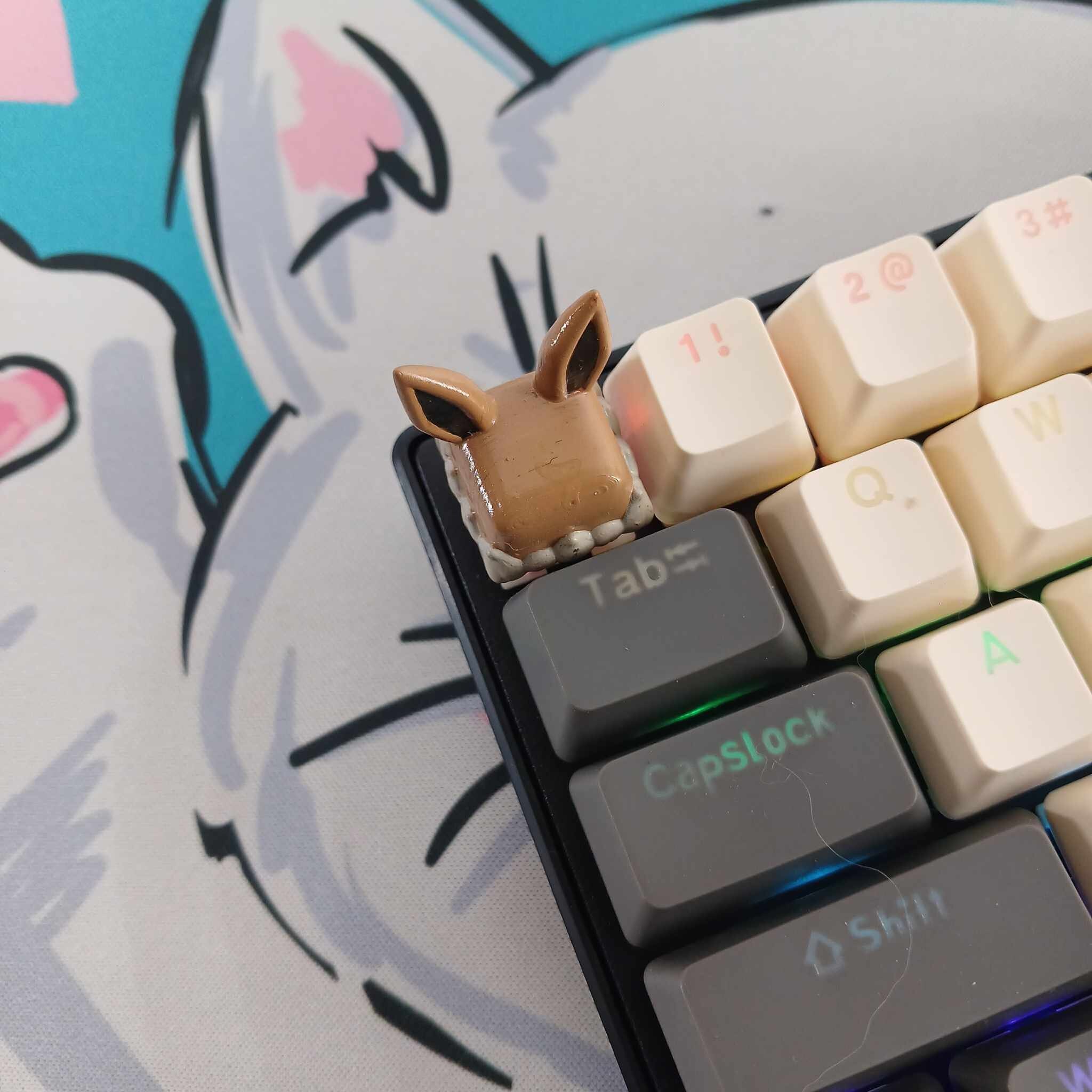 Pokemon Eeveelutions 3D Printed Resin Keyboard Caps (keycaps) - Etsy