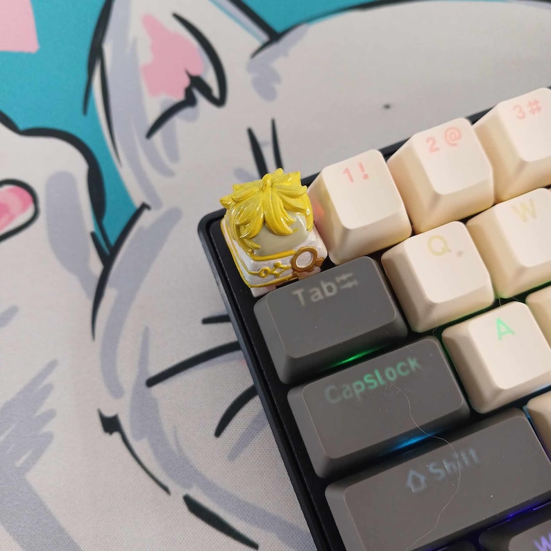 Genshin Impact 3D Printed Resin Keyboard Caps (keycaps) - Etsy