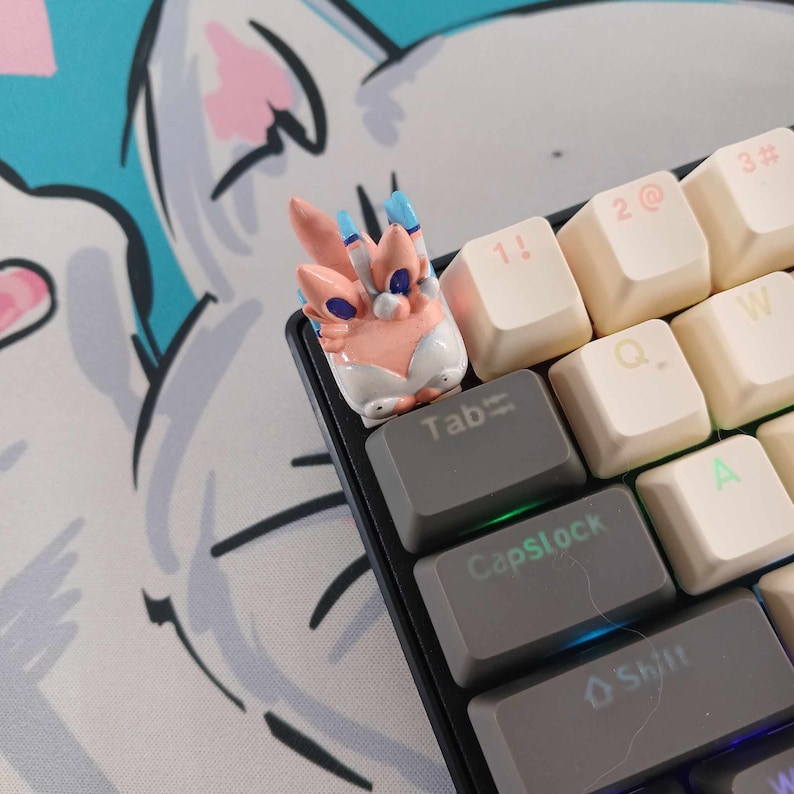 Pokemon Eeveelutions 3D Printed Resin Keyboard Caps keycaps - Etsy