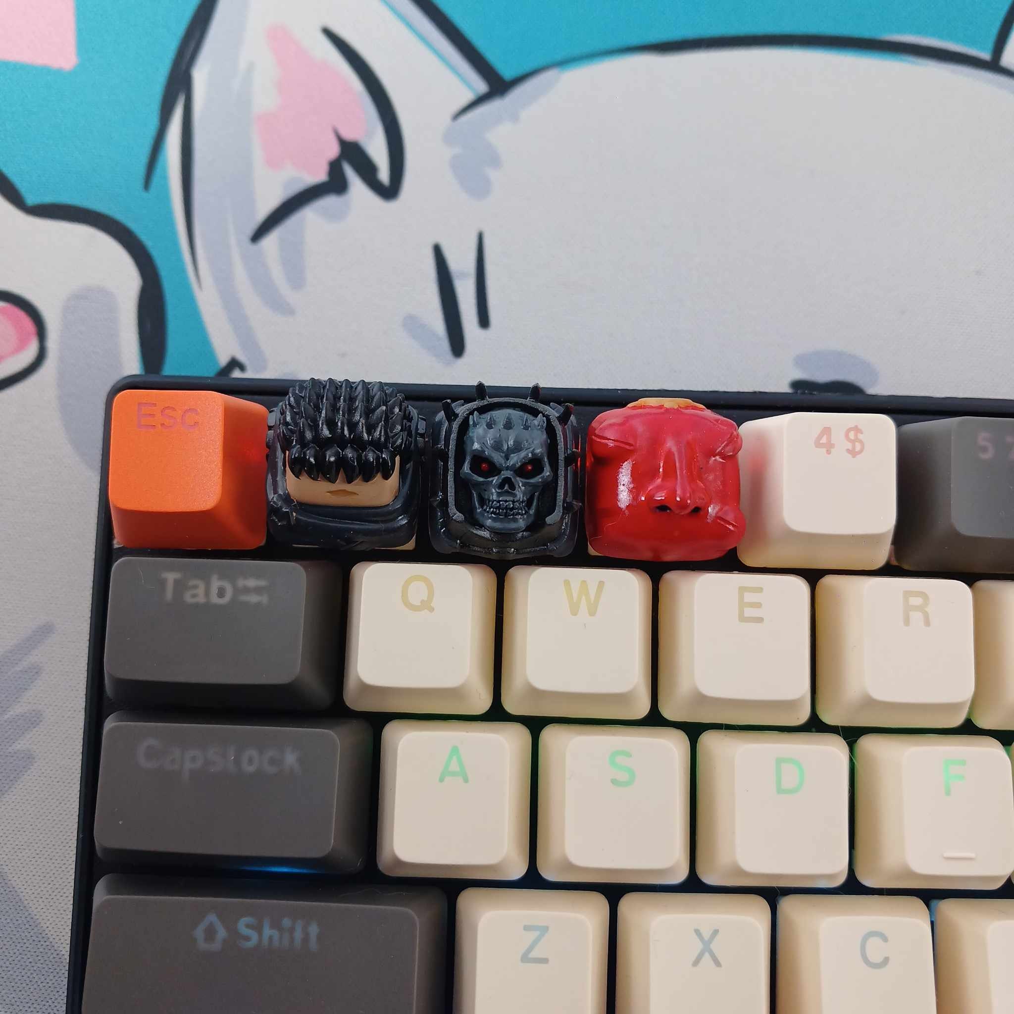 Berserk 3D Printed Resin Keyboard Caps (keycaps) - Etsy