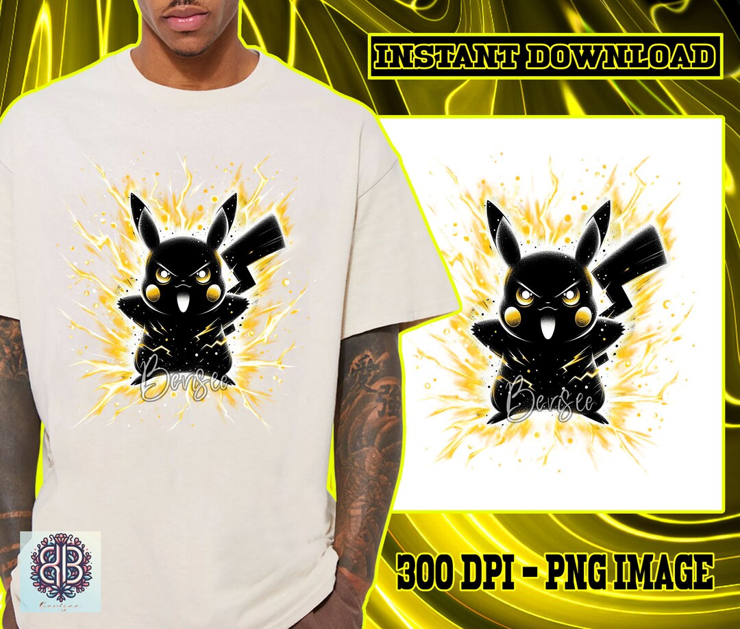 PKM Cartoon Png / Combat Animation Png / Shirt Png / Sublimation ...