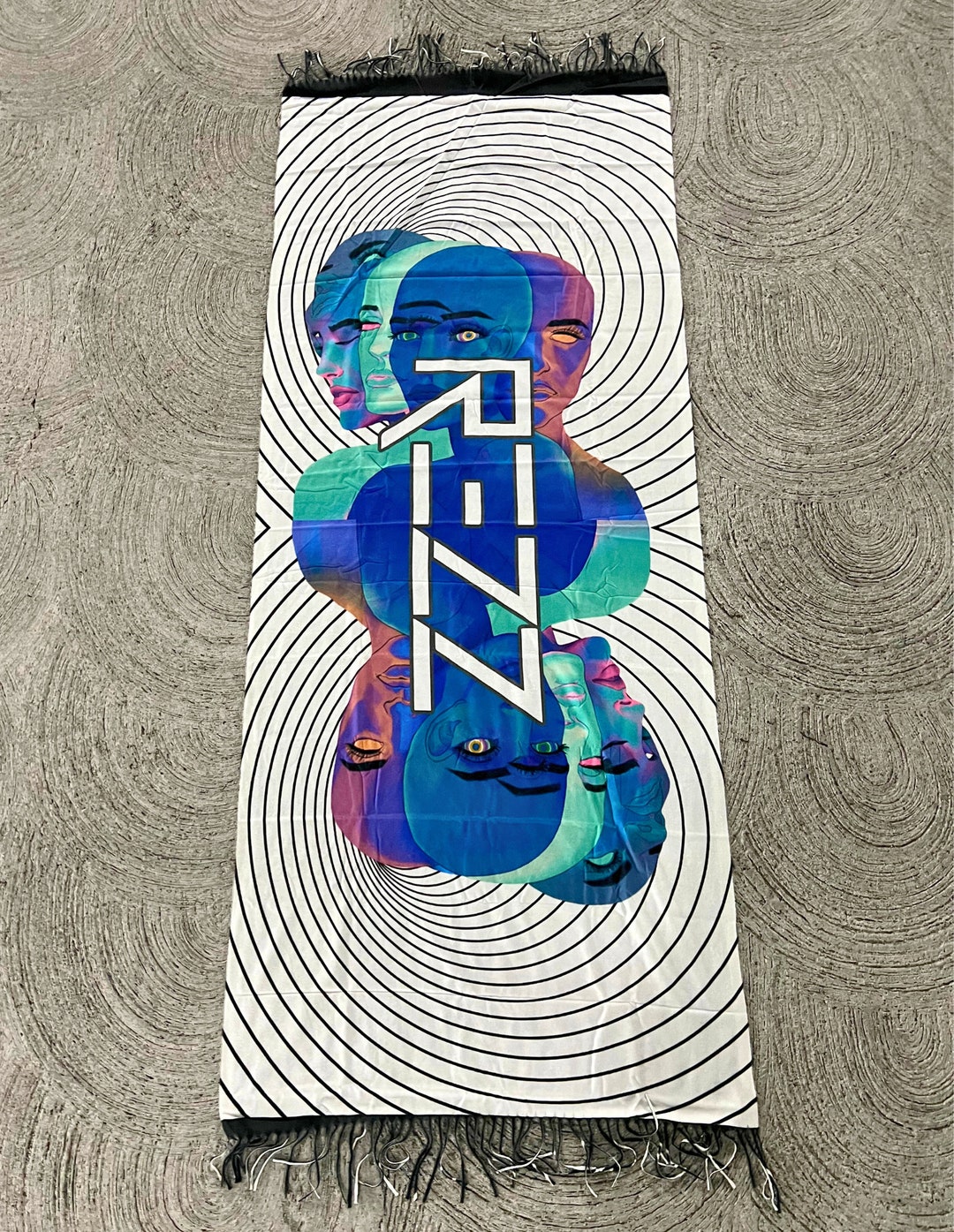 Spiral REZZ Pashmina | Custom Rave Festival Shawls & Scarfs From ...