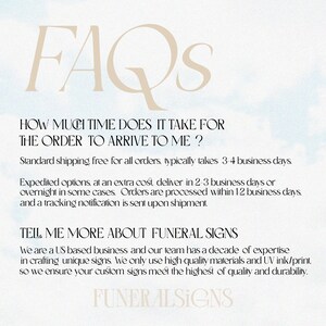 In Loving Memory Welcome Sign, Celebration of Life Sign With Photo ...