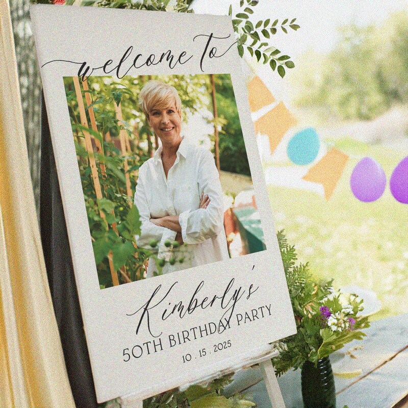 Birthday Party Sign - Etsy