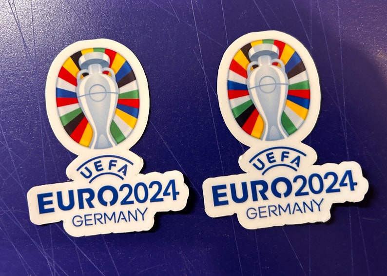 Euro Cup Germany Logo Stickers Printed Laminated and Cut Waterproof ...