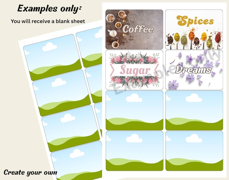 Editable Canva Label Template, Fits Avery L7565 L7165 L7993, 99x67mm ...