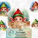 Christmas Elves Peeking Over a Shelf, Peek a Boo Elves, Christmas ...