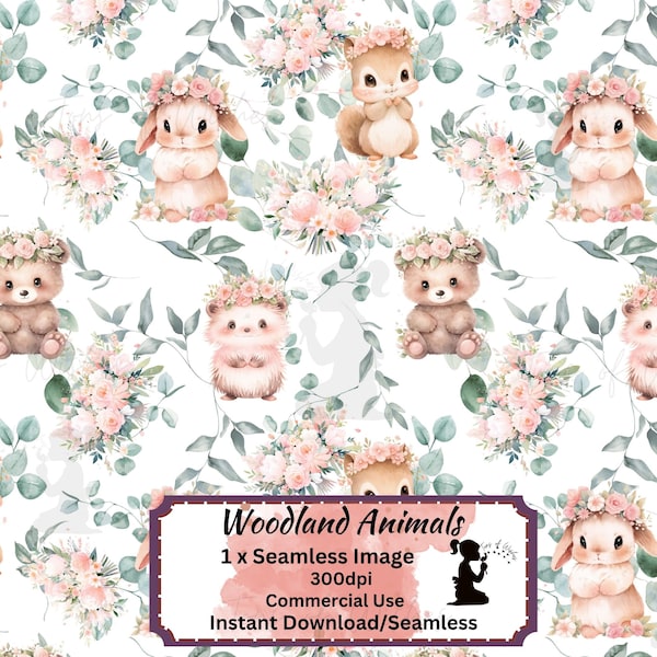Woodland Wallpaper - Etsy