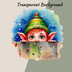 Christmas Elves Peeking Over a Shelf, Peek a Boo Elves, Christmas ...