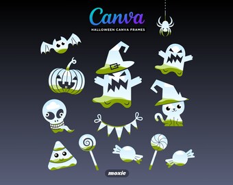 Canva Frame Alphabet Editable Template Canva Frame Stitch - Etsy