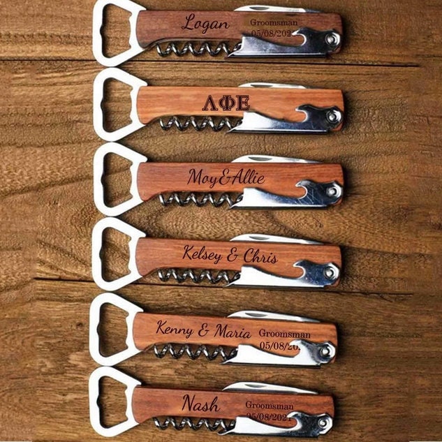 40 Wedding Custom Dark Beer Openers,wine Custom Openers,wedding Custom ...