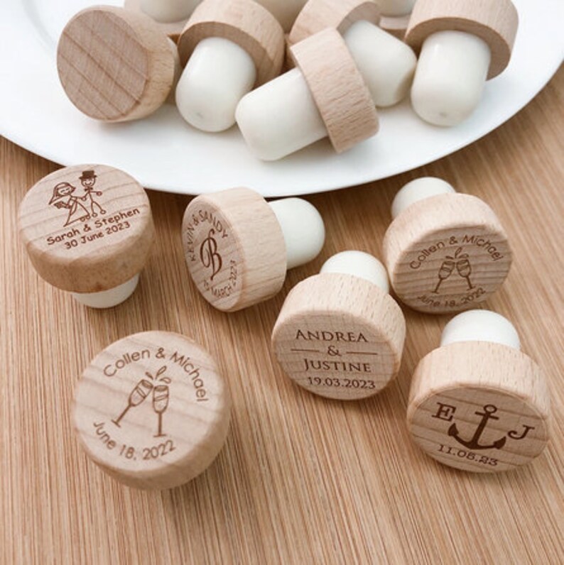 Wedding Custom Wine Stoppers,wine Personalized Stoppers,wedding Custom ...