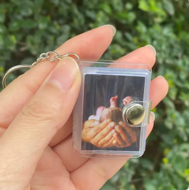 Custom Photo Book Keyring,mini Personalized Photo Album,personalized ...