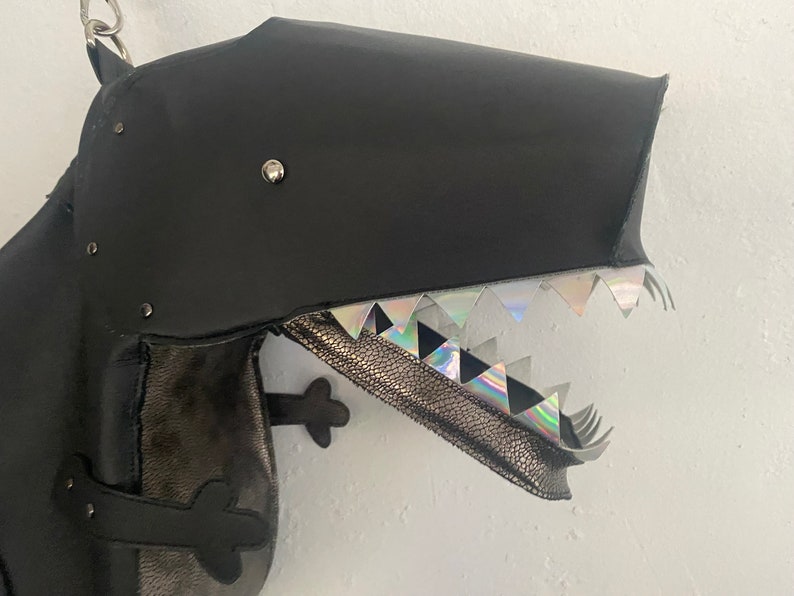 Dinosaur Handbag, T-rex Handbag. Unique Piece Made of Imitation Leather ...
