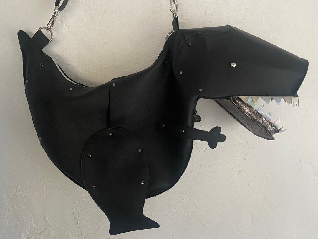 Dinosaur Handbag, T-rex Handbag. Unique Piece Made of Imitation Leather ...