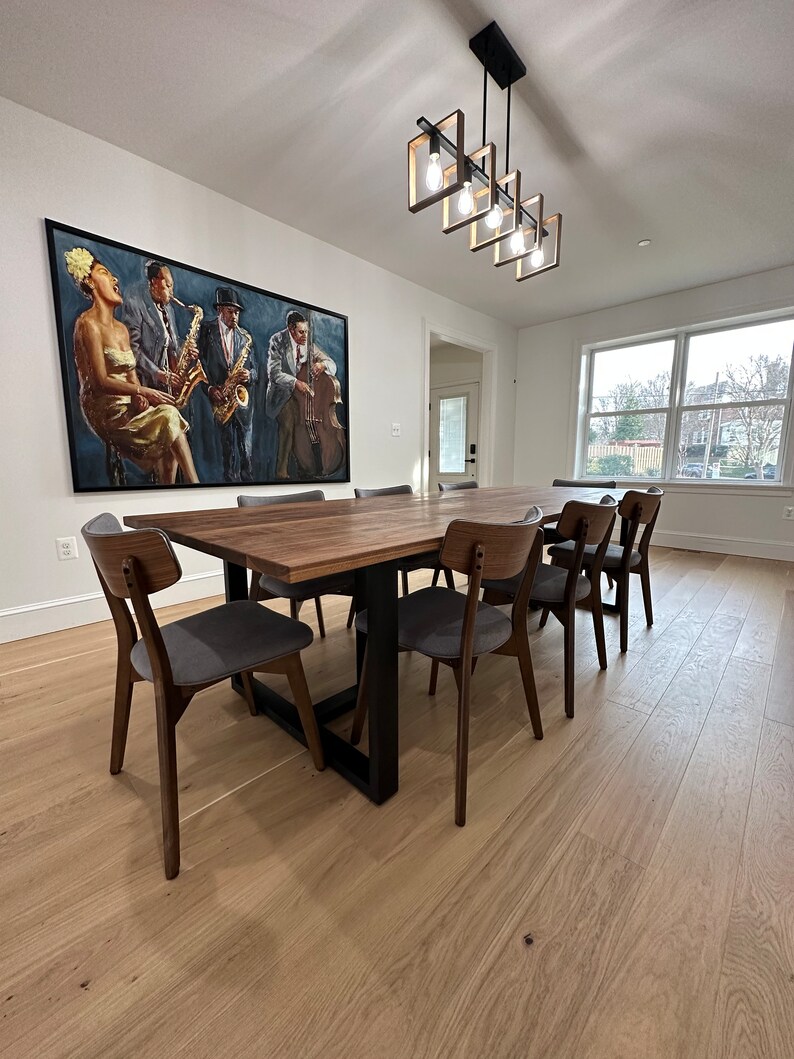 Walnut Dining Table - Etsy