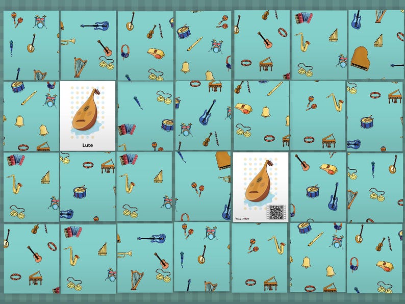 Memory Game Printable Digital File With Animation, Graduation Music ...