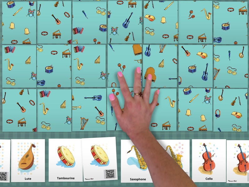 Memory Game Printable Digital File With Animation, Graduation Music ...