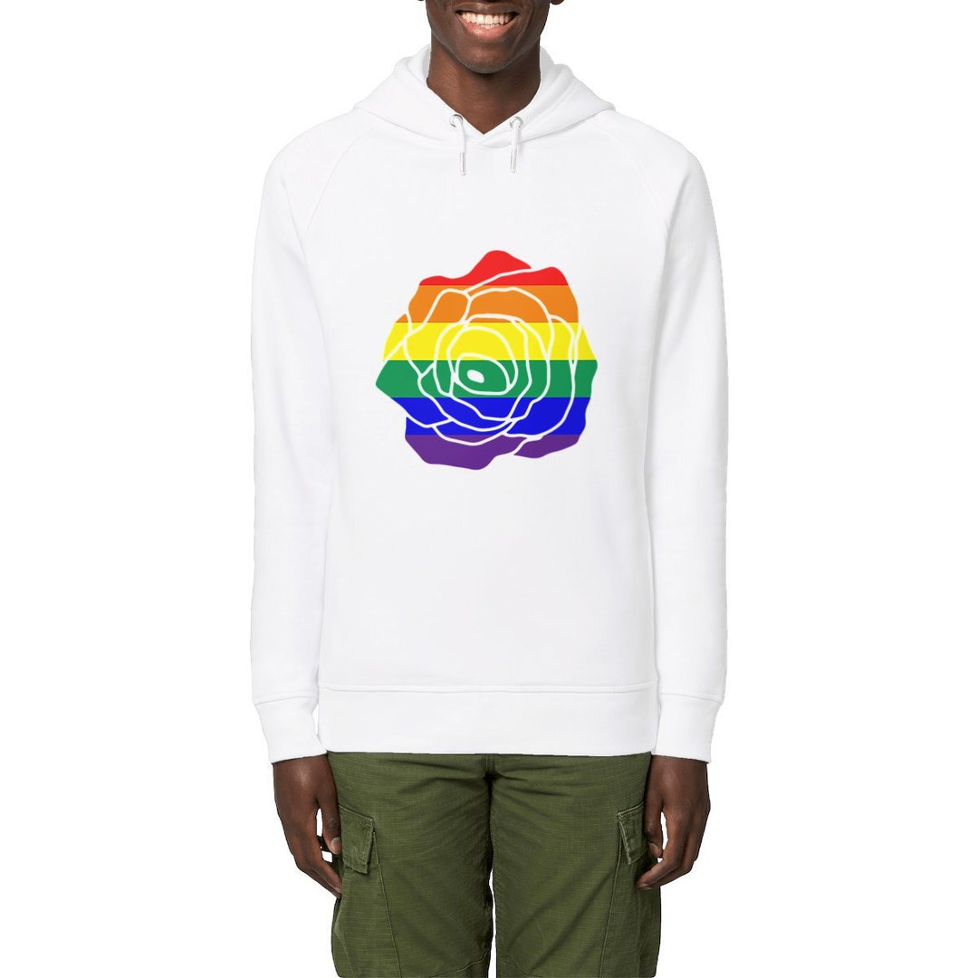 LGBTQIA Hoodie Ativist Hoodie LGBTQ Cotton 100% Sustainable Hoodie ...
