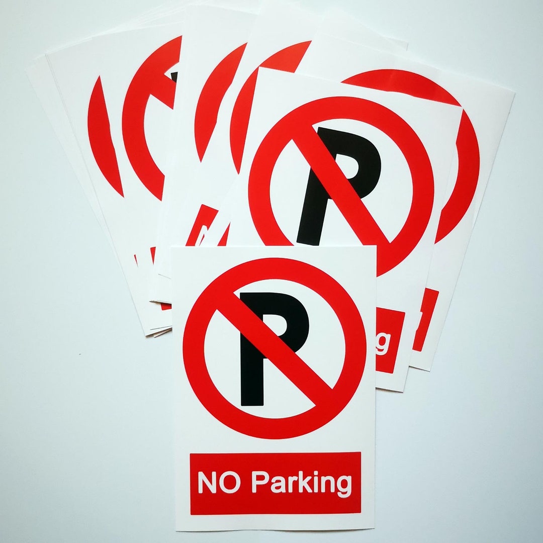 No Parking Stickers. Hard-to-remove Stickers. Parking Violation ...