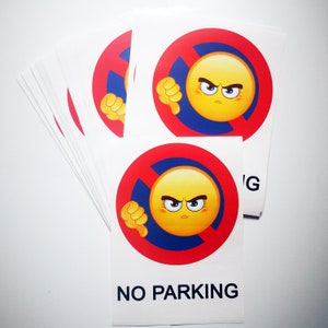 No Parking Stickers. Hard-to-remove No Parking Stickers. Parking ...