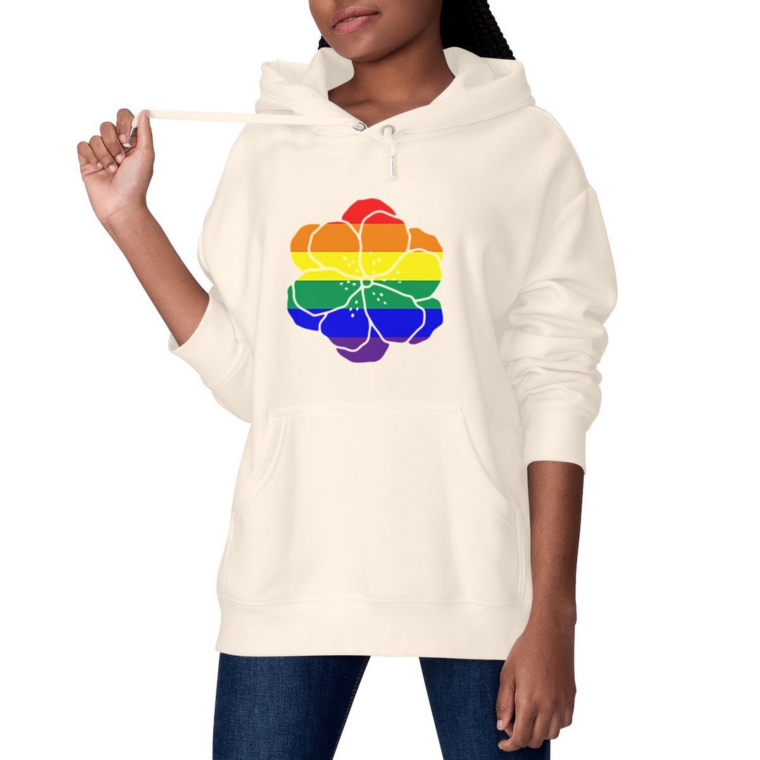 LGBTQIA Hoodie Ativist Hoodie LGBTQ Cotton 100% Sustainable Hoodie ...