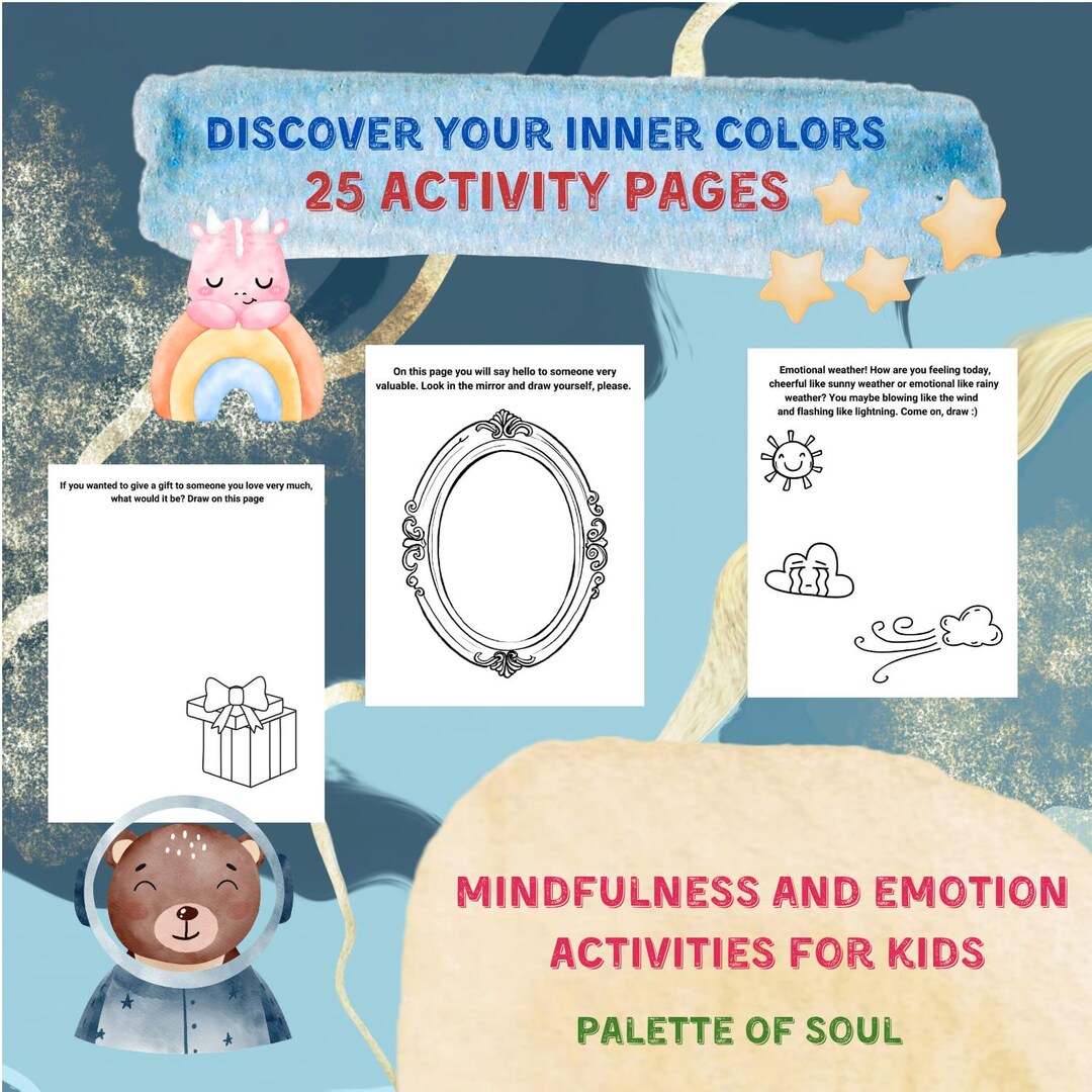 Discover Your Inner Colors – Printable Activity Book for Kids and ...