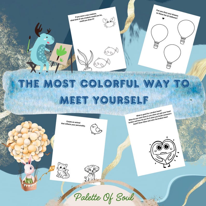 Discover Your Inner Colors – Printable Activity Book for Kids and ...