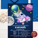 Editable Space Birthday Invitation Template, Printable Birthday Party ...