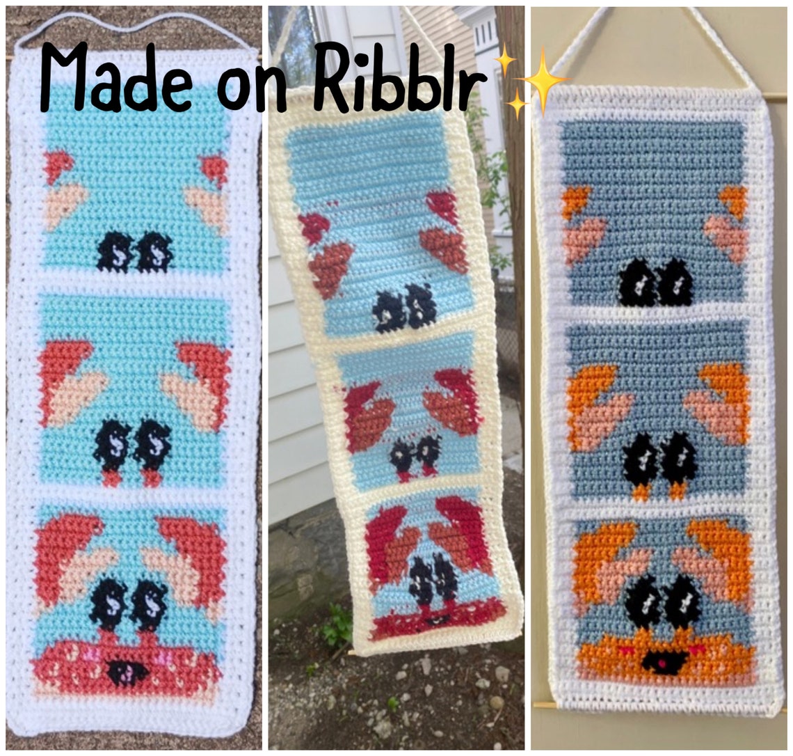 BUNDLE Cute Frog and Crab Photo Booth Crochet Tapestry Pattern Easy ...