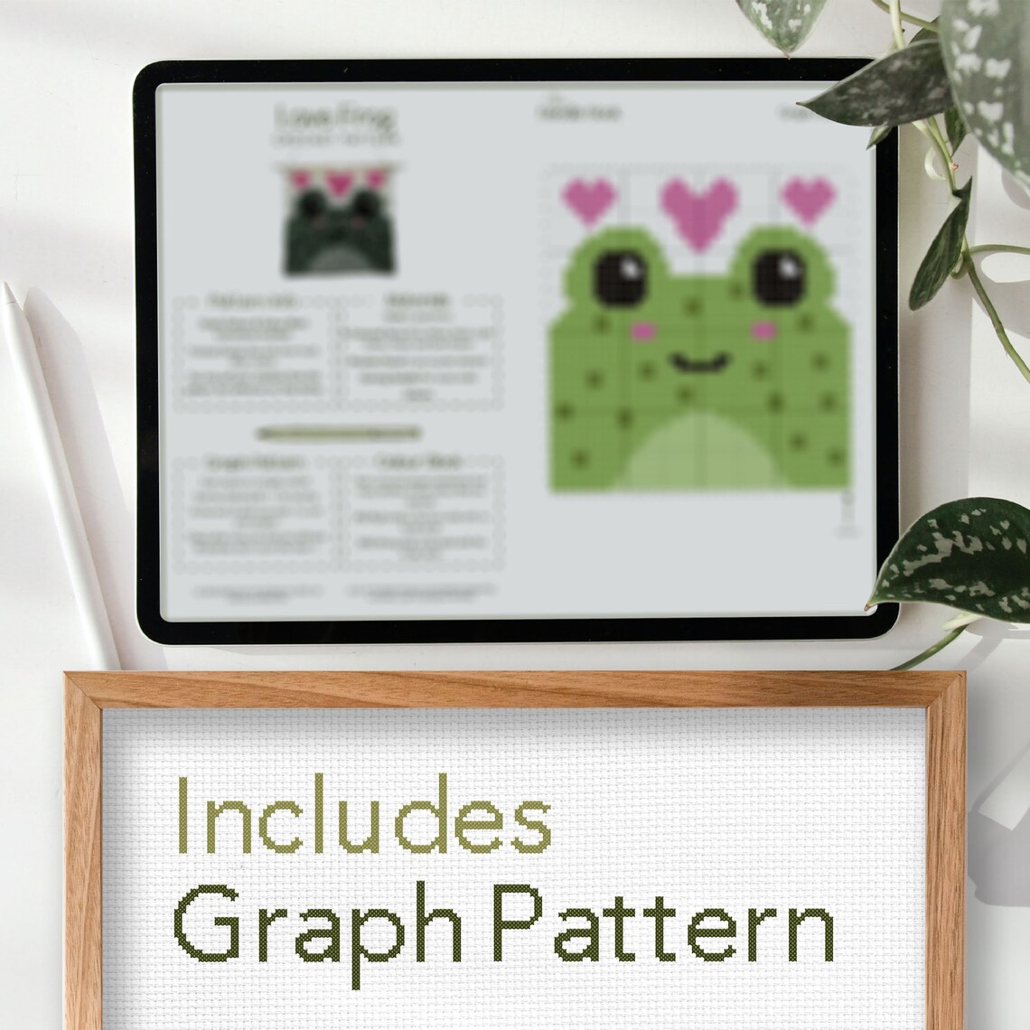 Love Frog Ribbit Easy Crochet Pattern Wall Hanging, Instant PDF Digital ...