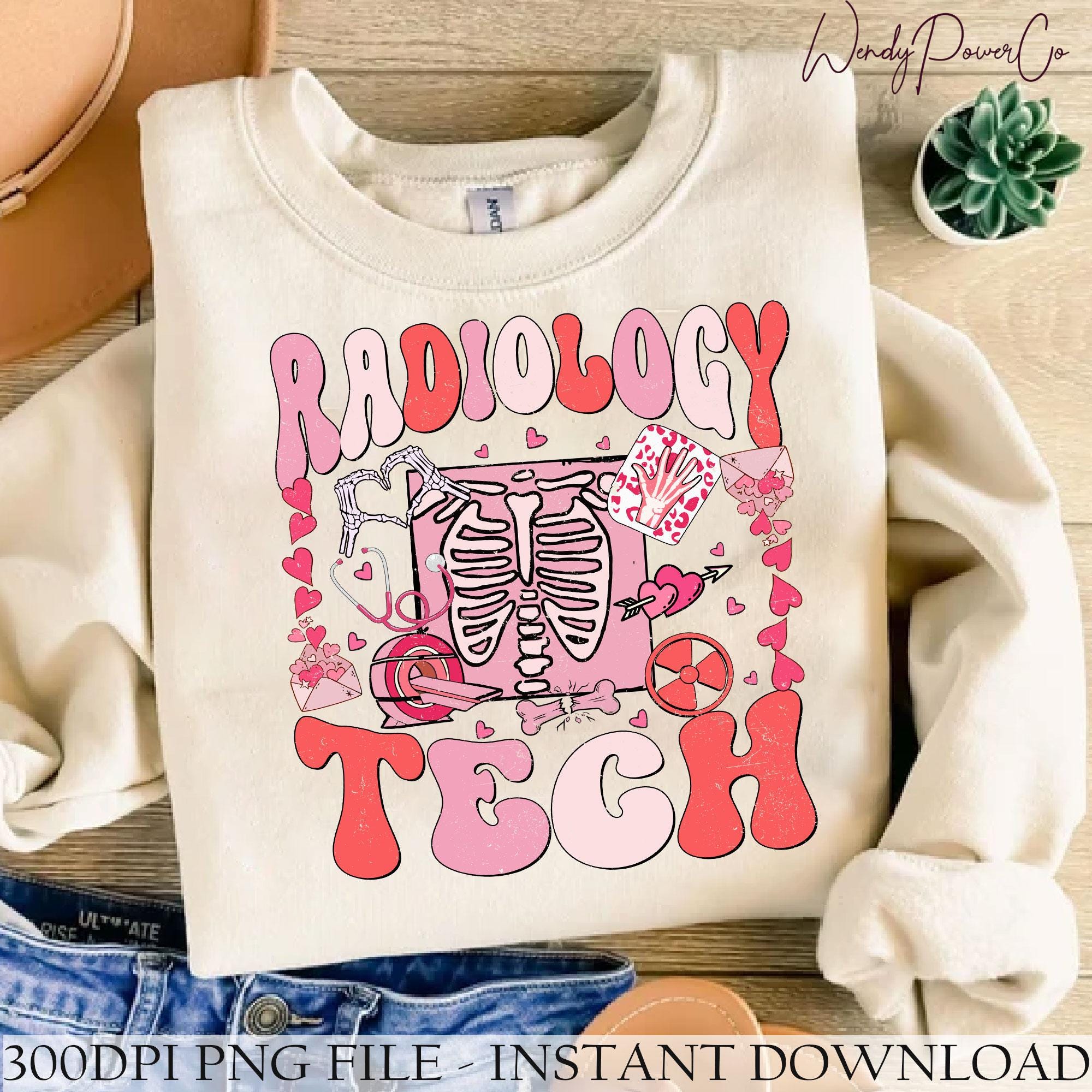 Radiology Tech Valentine Png, Rad Tech Valentines Day Png, Valentine ...