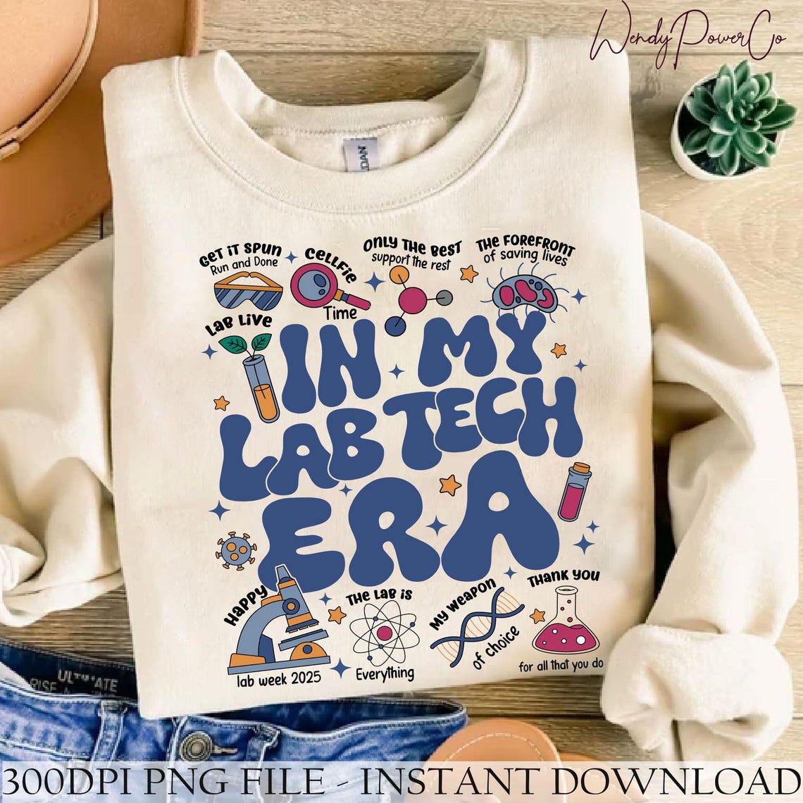 In My Lab Tech Era Png, Retro Lab Week 2025 Png, Medical Lab Tech Png ...