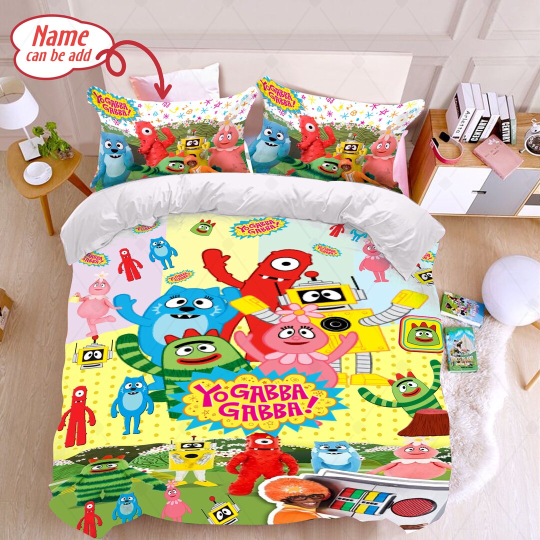 Personalized Yo Gabba Gabba Bedding Set Yo Gabba Gabba Quilt - Etsy