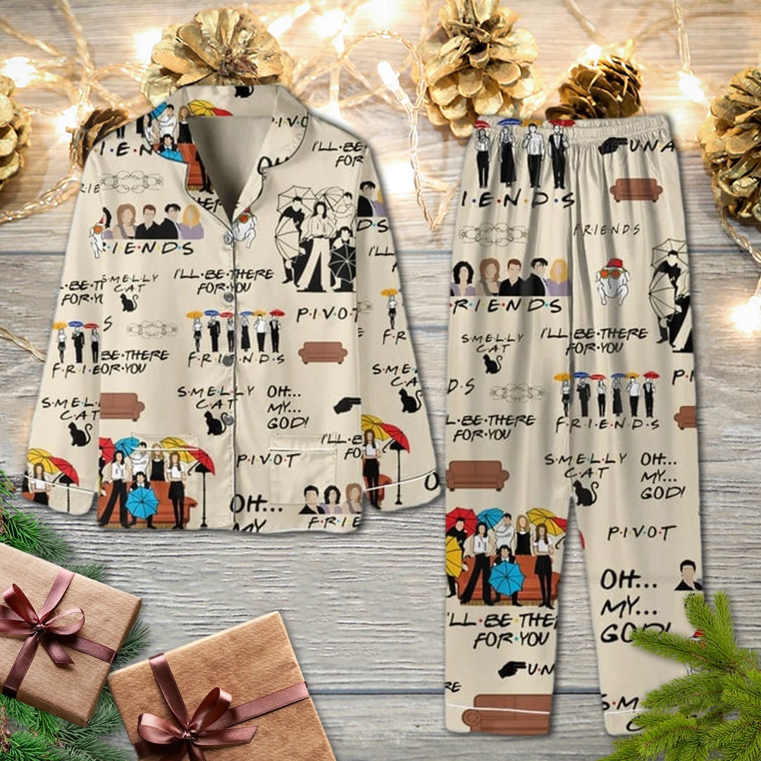 Friends TV Series Pajamas Set I Be There for You Women - Etsy