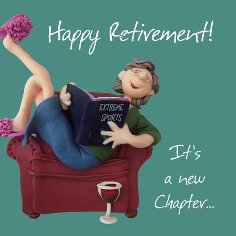 Happy Retirement Card Female - Etsy