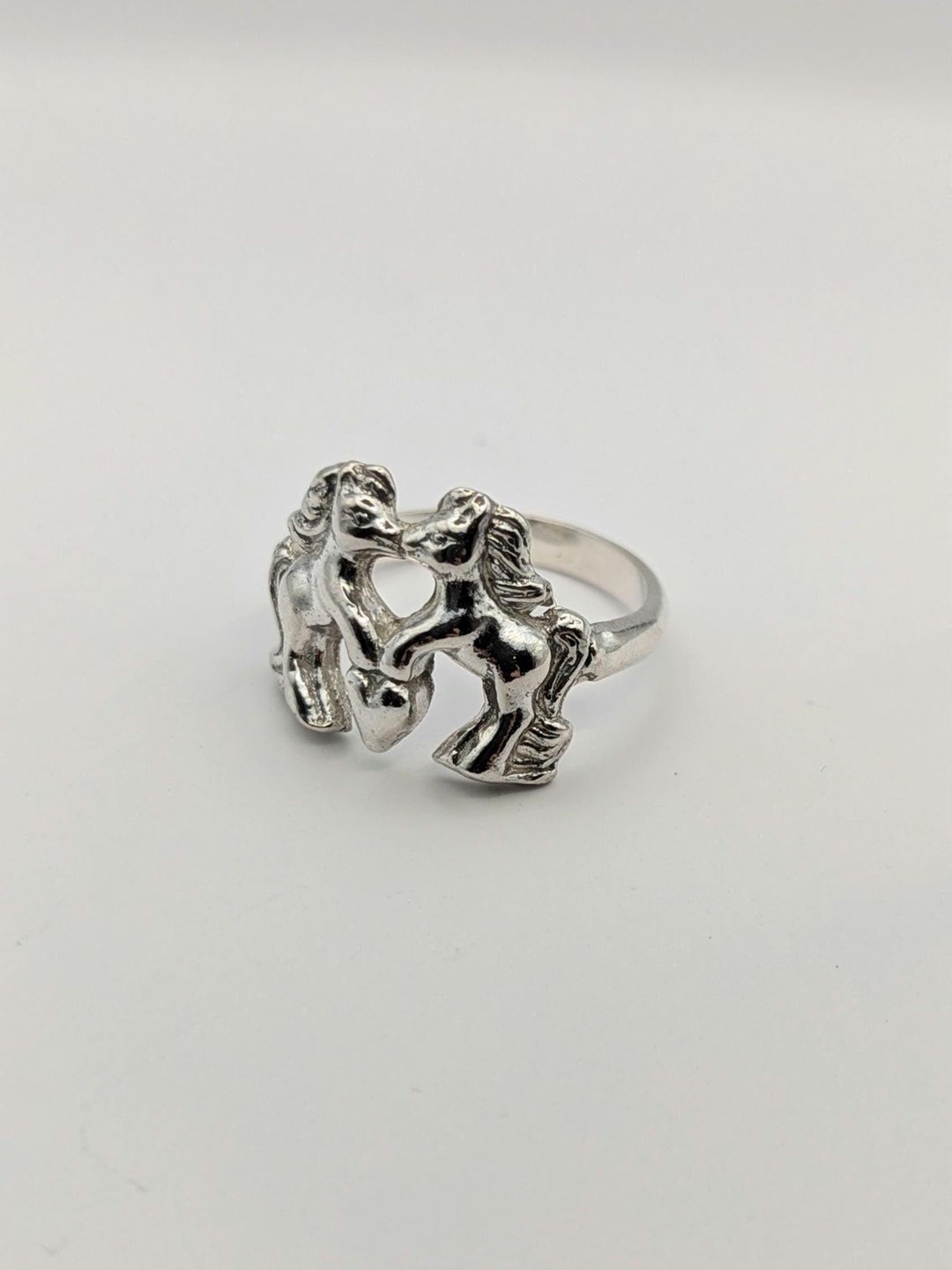 Sterling Silver MLP Kissing Ponies Ring: 90s Toy Wedding Cake Topper - Etsy