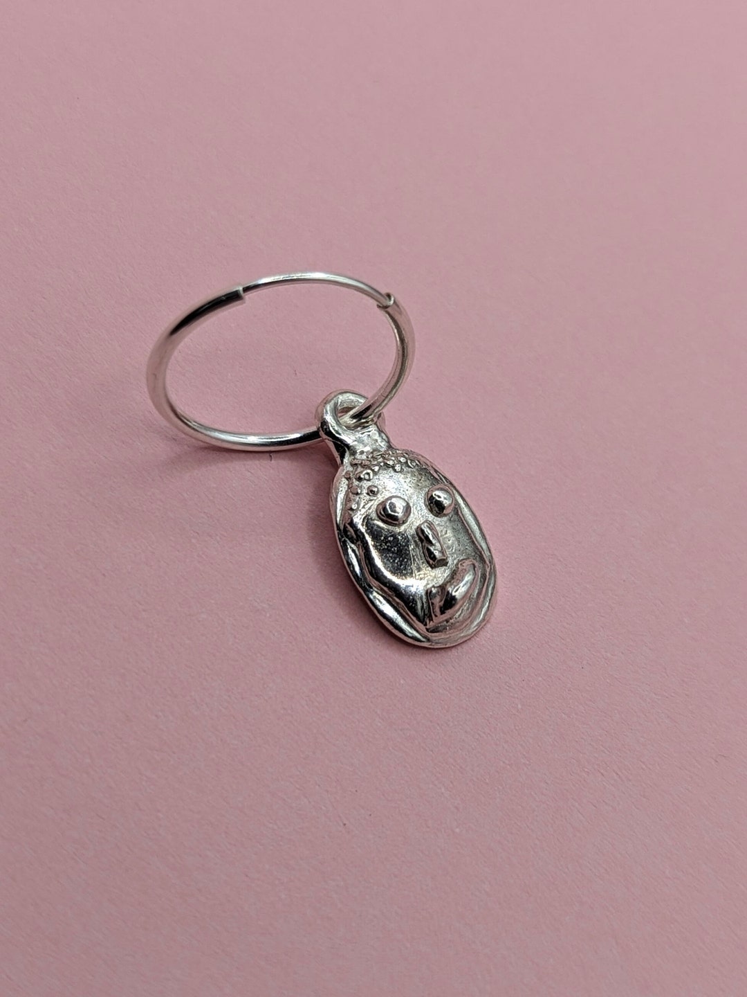 Sterling Silver Biccie Face Charm: Retro Aussie Cookie Pendant - Etsy